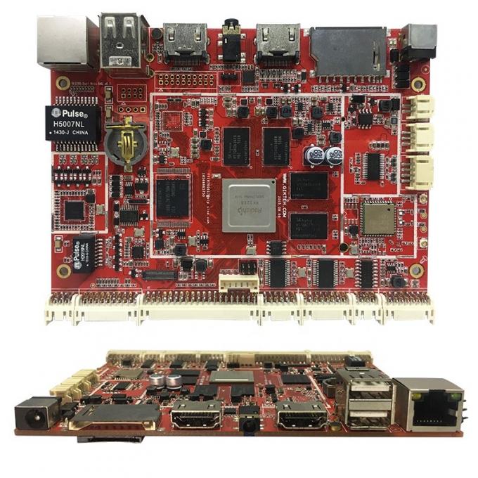 1.2mm Thickness Turnkey PCB Assembly Prototype FR4 Rigid Based Material 1OZ Copper